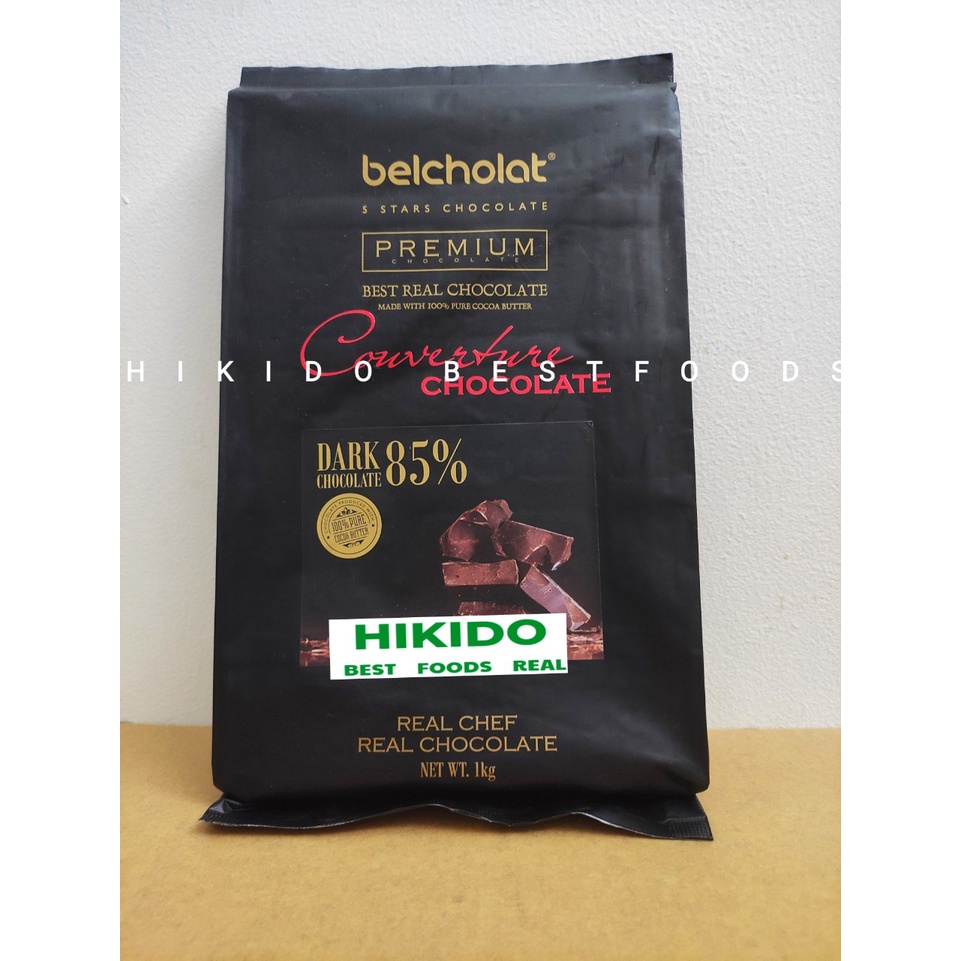 SOCOLA BỈ THƯỢNG HẠNG HIỆU BELCHOLAT DARK 85% CHOCOLATE ĐEN THANH 1KG ...