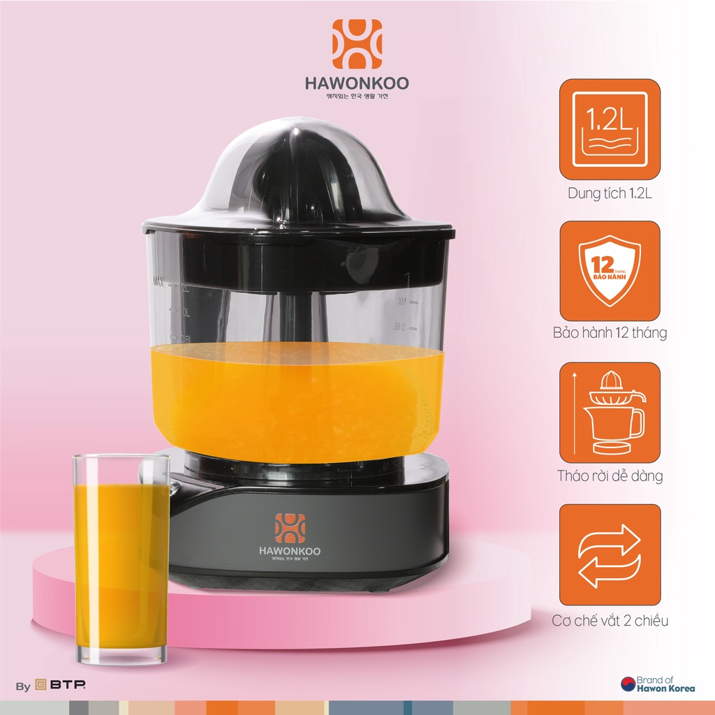 Máy Vắt Cam Hawonkoo OJH 120, Dung Tích 1,2L - 40W, Hàng Chính Hãng ...