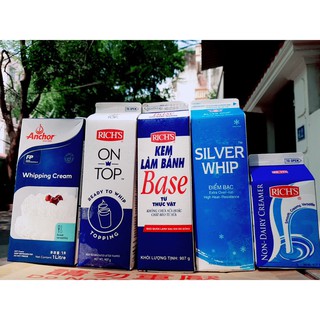 Kem Base (Kem Rich cao) / ON TOP / Sivler/ Value / - Chuyên Dùng Làm ...