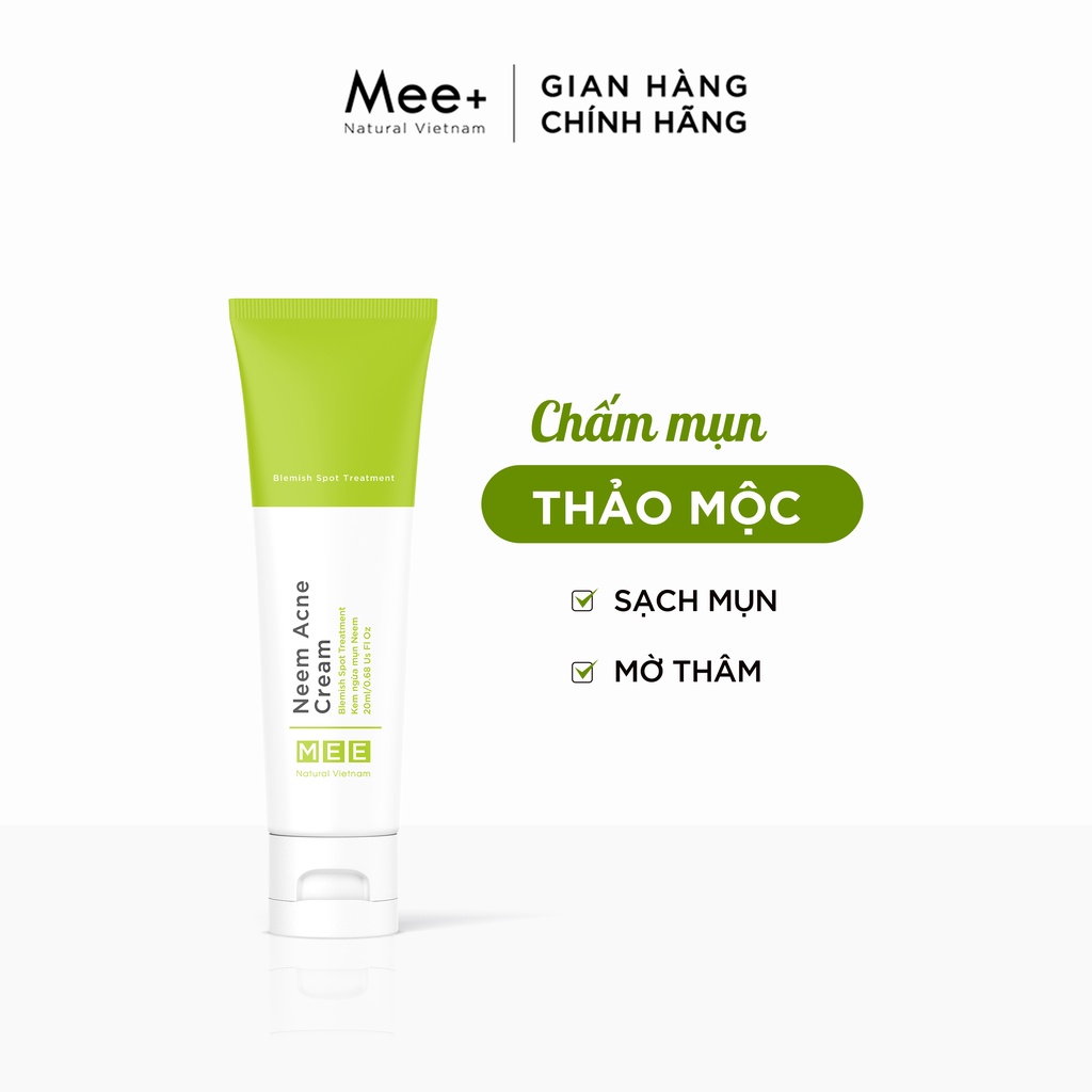 Chấm mụn thảo mộc MEE NATURAL - Kem chấm mụn hỗ trợ giảm mụn mờ thâm ...