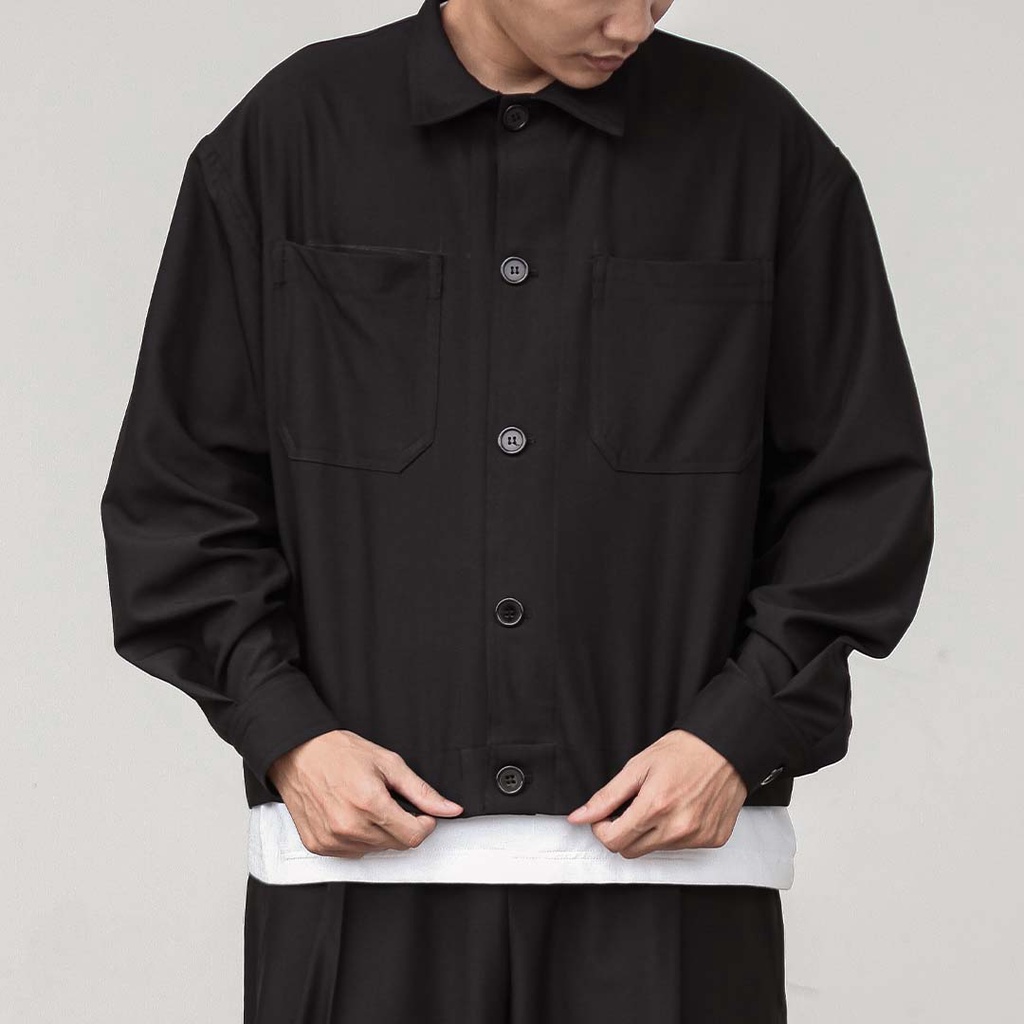 Áo khoác dáng ngắn Cropped Jacket DRESSWELL form boxy, thời trang, đứng ...