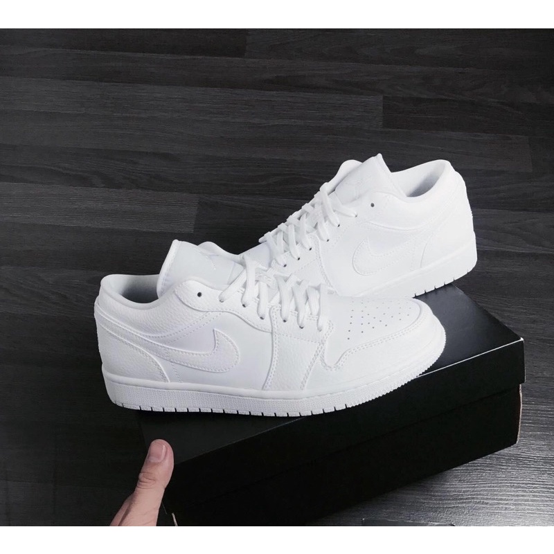 Mua (Giày AUTH) Giày Jordan 1 Low all white chính hãng, giày JD1 chính ...