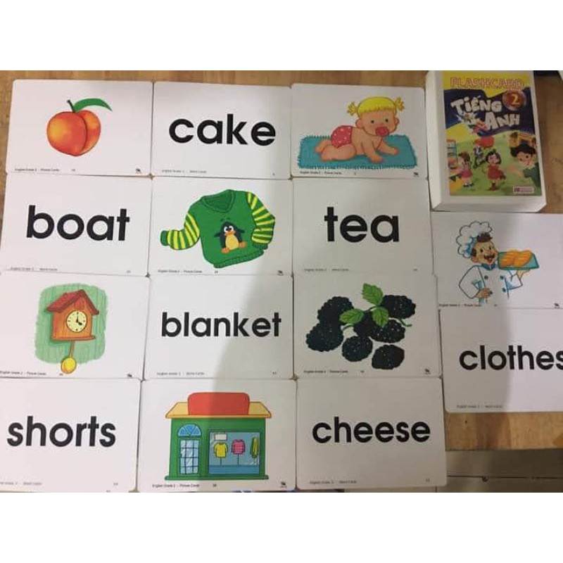 Flashcard Lớp 2 Macmillan (Khổ A5 in 2 mặt) | Shopee Việt Nam