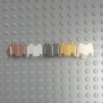 Lego Brick, Round 2 x 2 with Flutes / Fluted and Axle Hole | Shopee ...