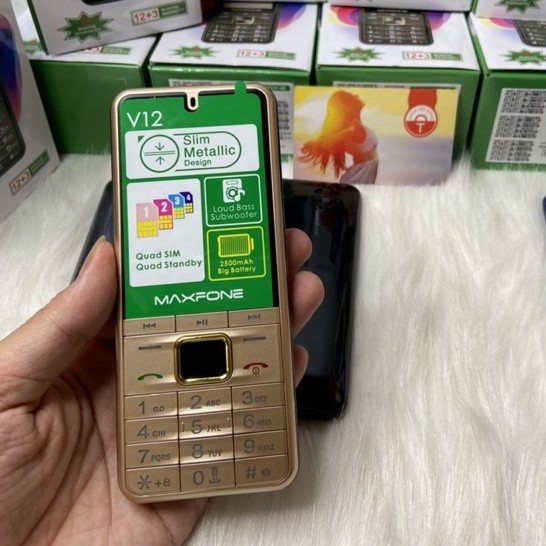 ⚡️[ BÁN LẺ VÀ SỈ ] ĐIỆN THOẠI MAXFONE V12 4 SIM 4 SÓNG ONLINE 🔥 Giá Tốt ...