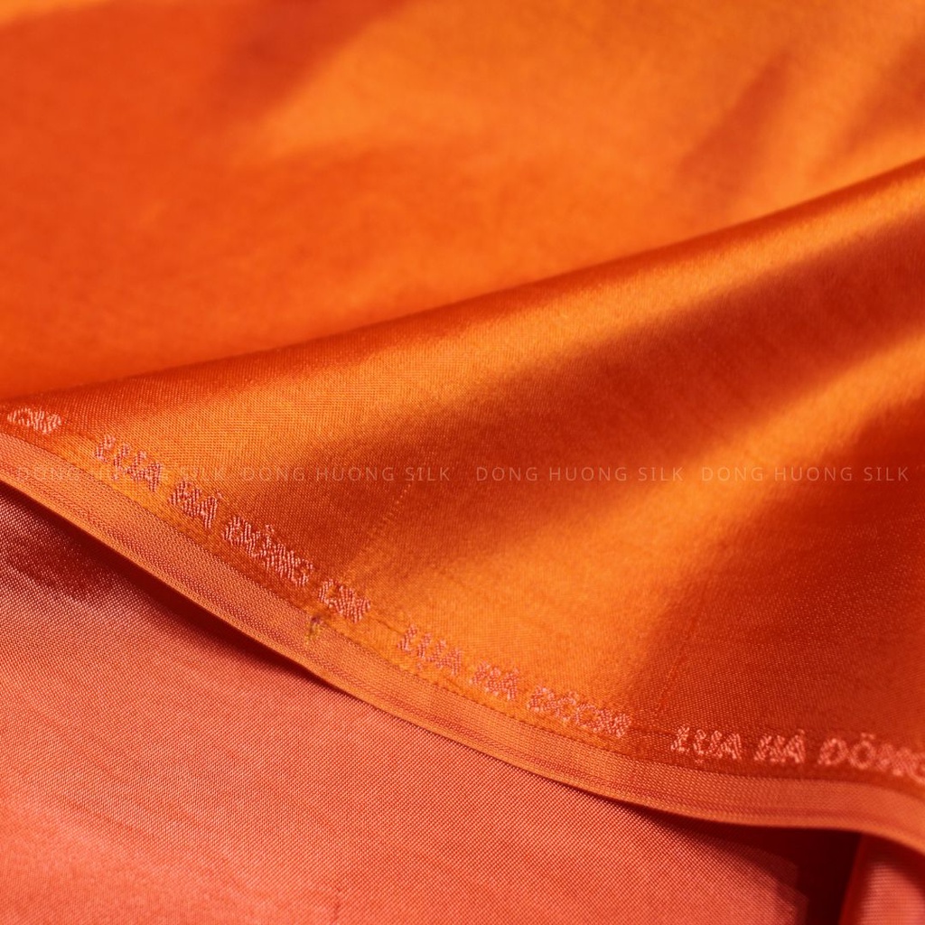 Mua Vải Lụa Hà Đông Satin Trơn may áo dài Màu Cam Gạch - LTS45 - mát ...