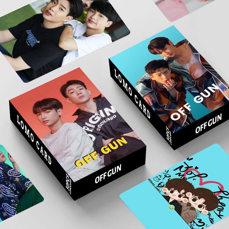 Thailand Boys OFFGUN Photocard Double-sided Color Printing Lomo Card ...
