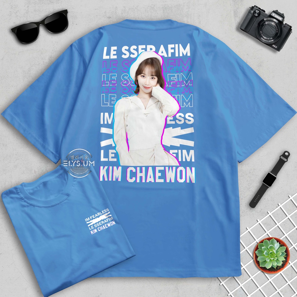 Mua Áo Thun In Hình Kim Chaewon Im Fearless Le Sserafim | Màng Lọc Kpop ...