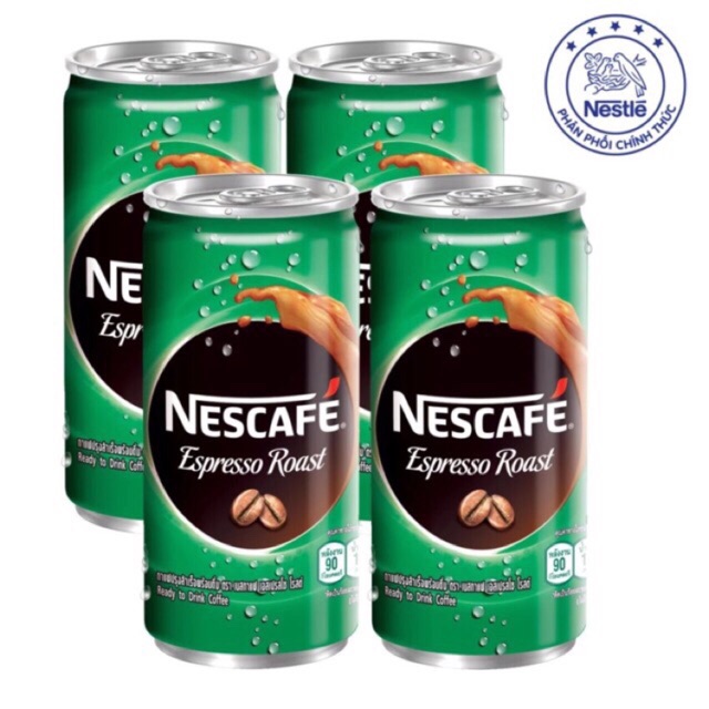 Cà phê Nescafe espresso lon 180ml Thái lan | Shopee Việt Nam