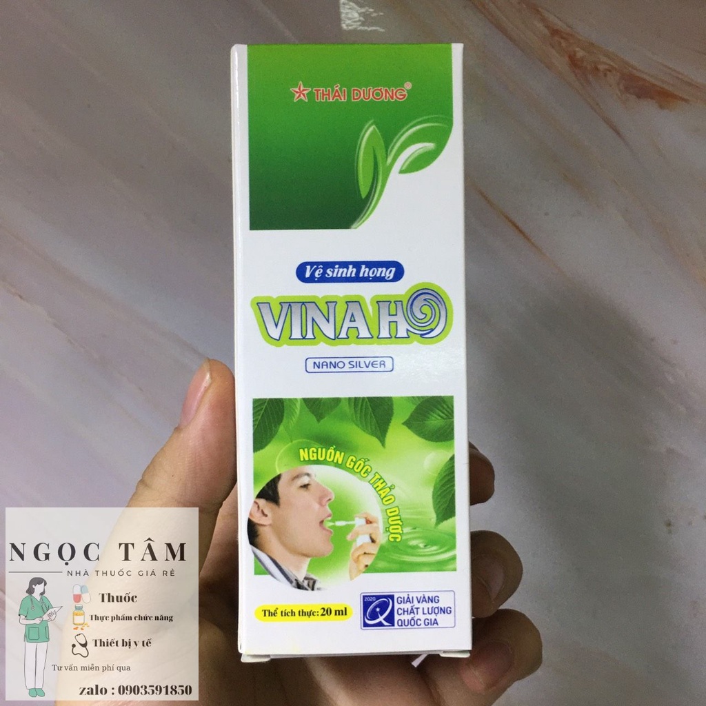 Mua Xịt họng Vinaho Thái Dương - Giảm ho, Vệ sinh họng, khử mùi hôi ...