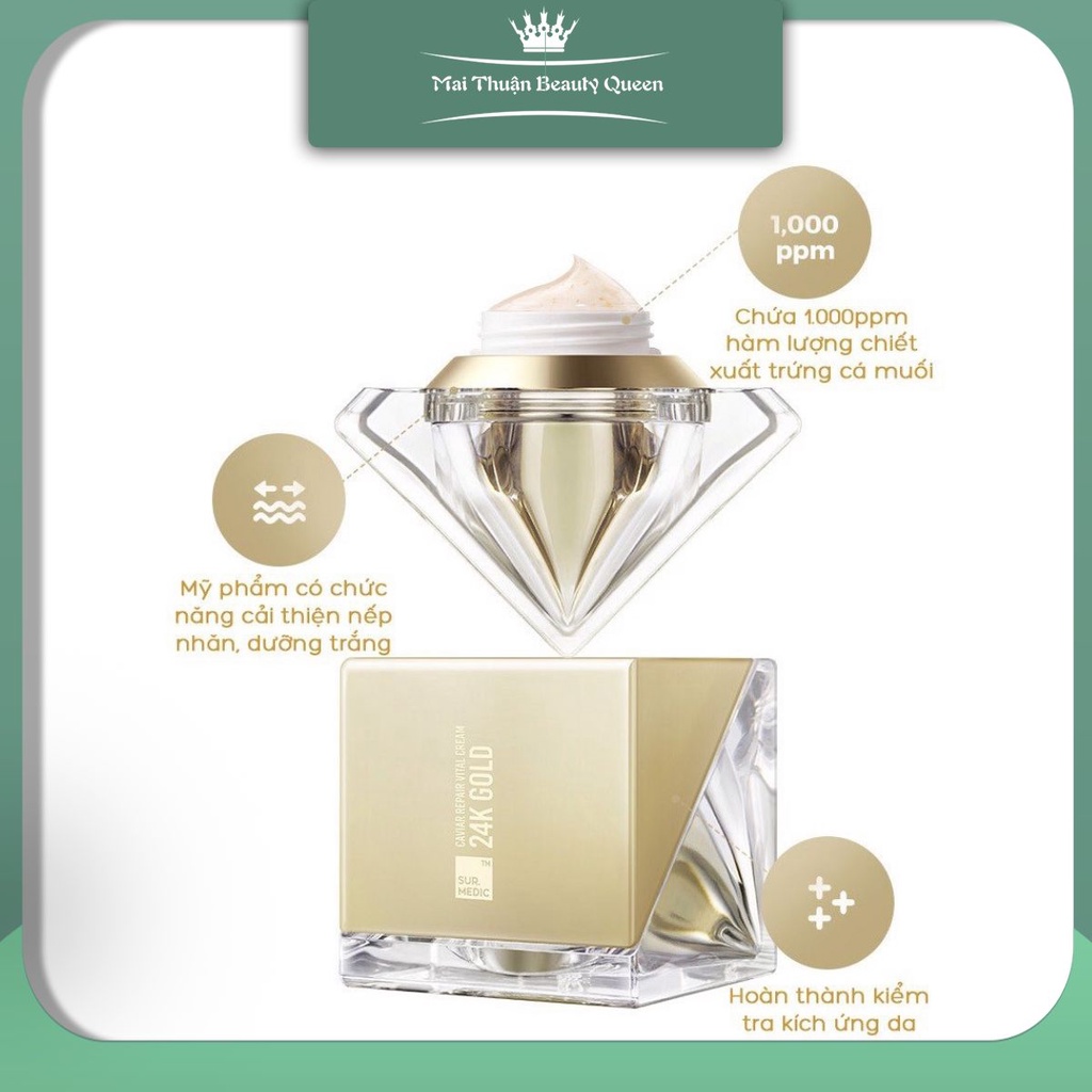 Mua Kem Dưỡng Caviar Repair Vital Cream 24K Gold và tinh chất trứng cá ...