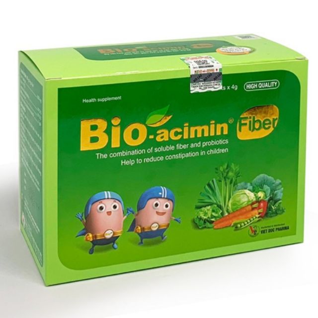 Men vi sinh BIO-ACIMIN Fiber ( Hộp 30 gói) | Shopee Việt Nam