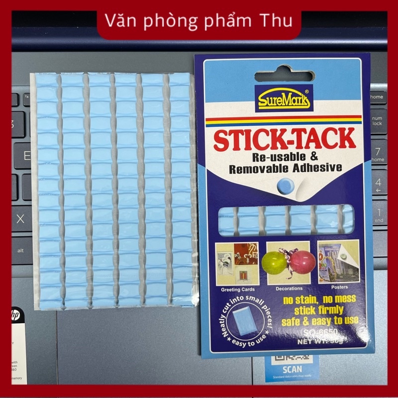 Mua Stick-Tack SureMark SQ-6650 là một loại keo có độ dính ít, có hình ...