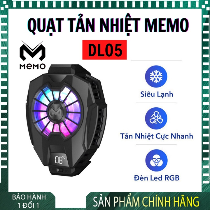 Mua Quạt tản nhiệt điện thoại MEMO DL05 Và DL06 (Mẫu Mới 2022) Làm mát ...