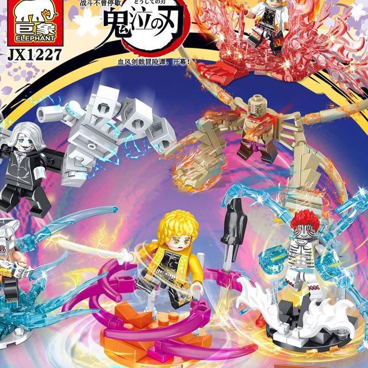 Mô Hình Đồ Chơi lego Hoạt Hình demon slayer tanjiro rengoku zenitsu ...