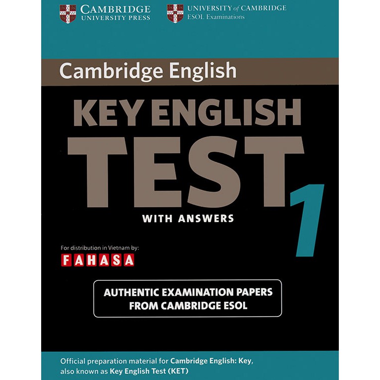 Sách - Cambridge Key English Test (KET) 1 | Shopee Việt Nam