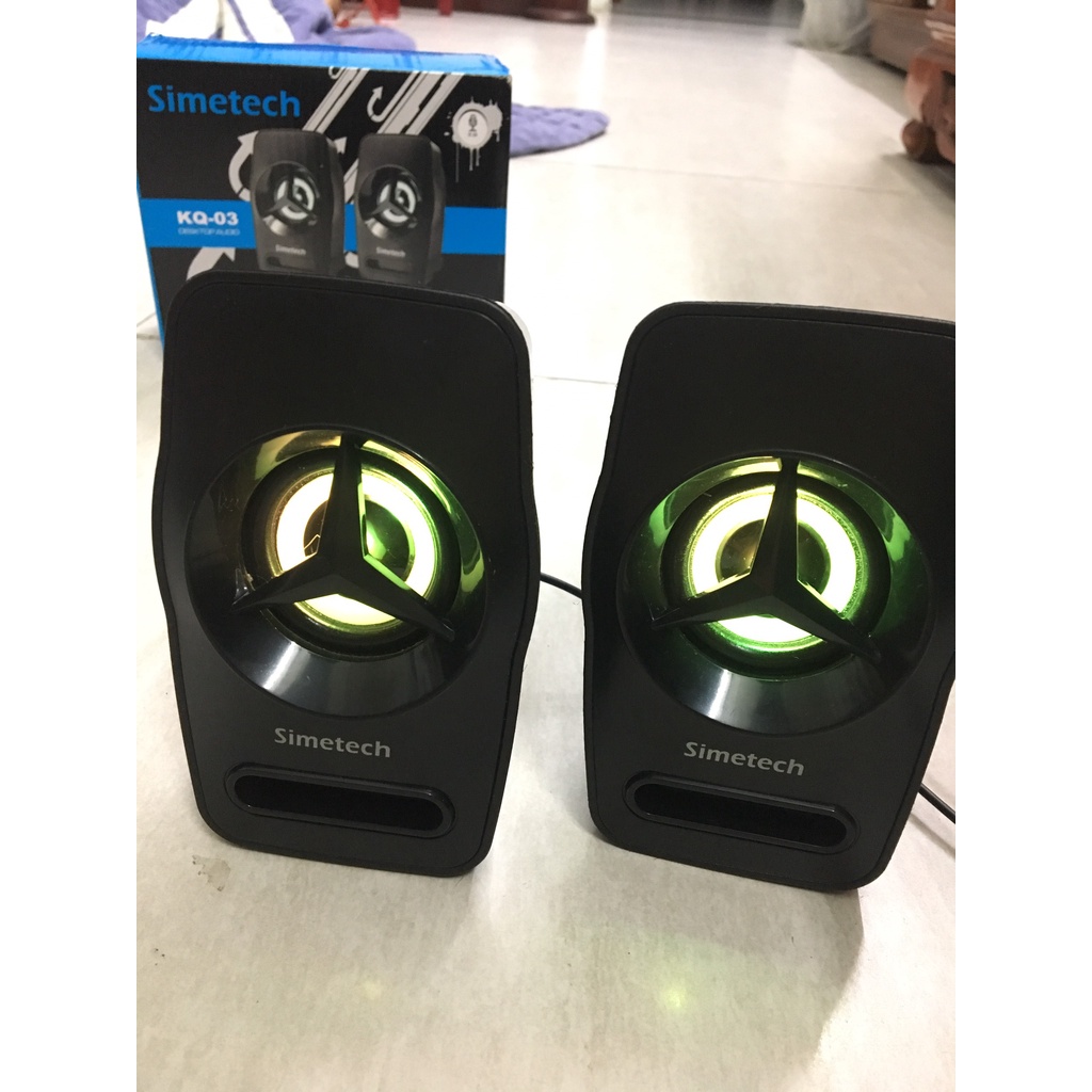 Loa vi tính Simetech KQ-03 có Led đổi màu | Shopee Việt Nam