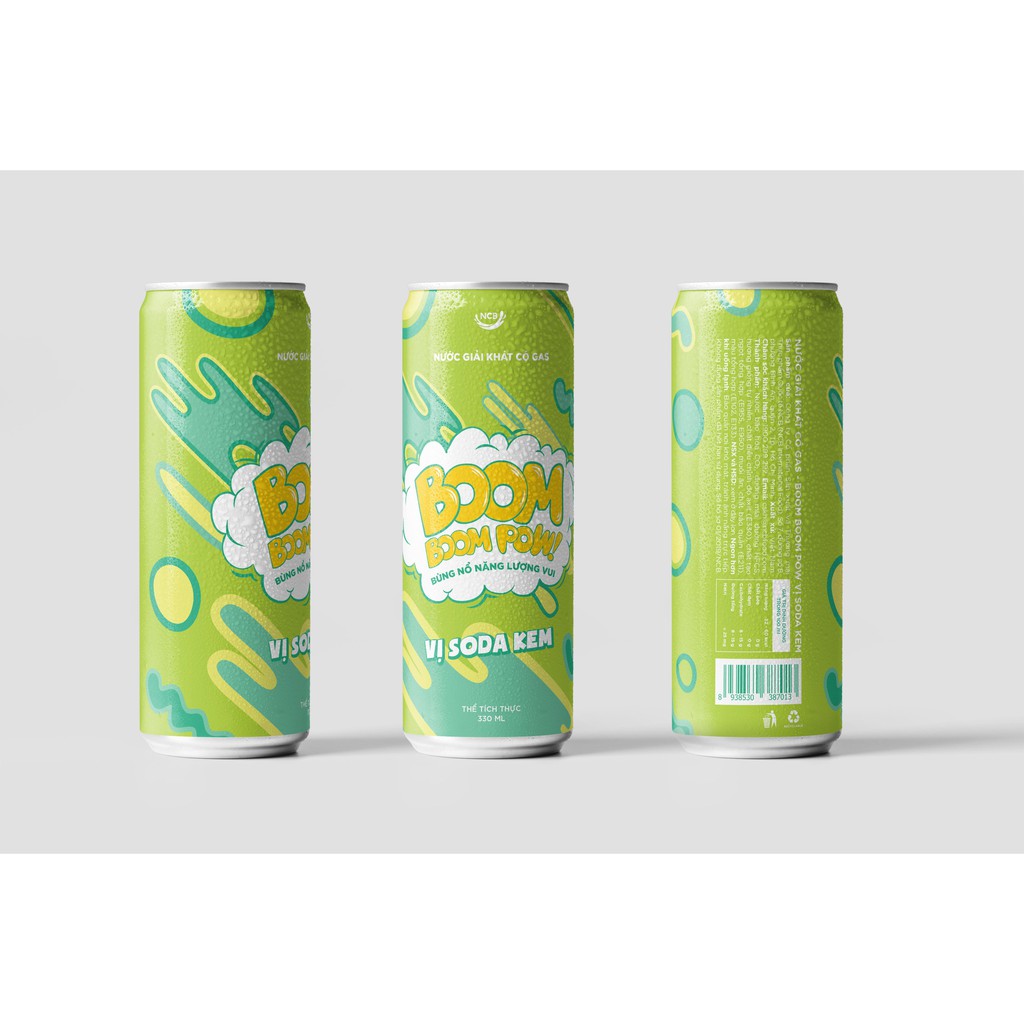 [Lốc 6] Nước Ngọt Boom Soda kem | Shopee Việt Nam