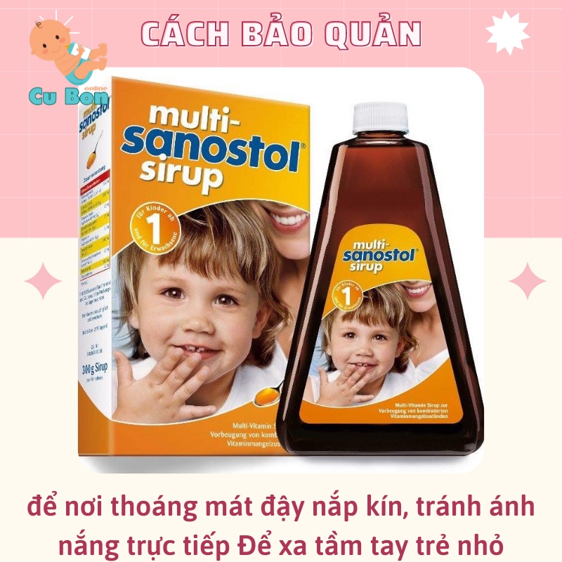 Mua vitamin tổng hợp sanostol số 1 230ml đức cho bé từ 1-3 tuổi giá rẻ nhất | TecKi.Vn