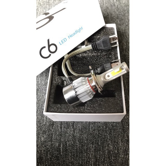 Đèn pha Led C6 H4 2 tim 36w siêu sáng | Shopee Việt Nam