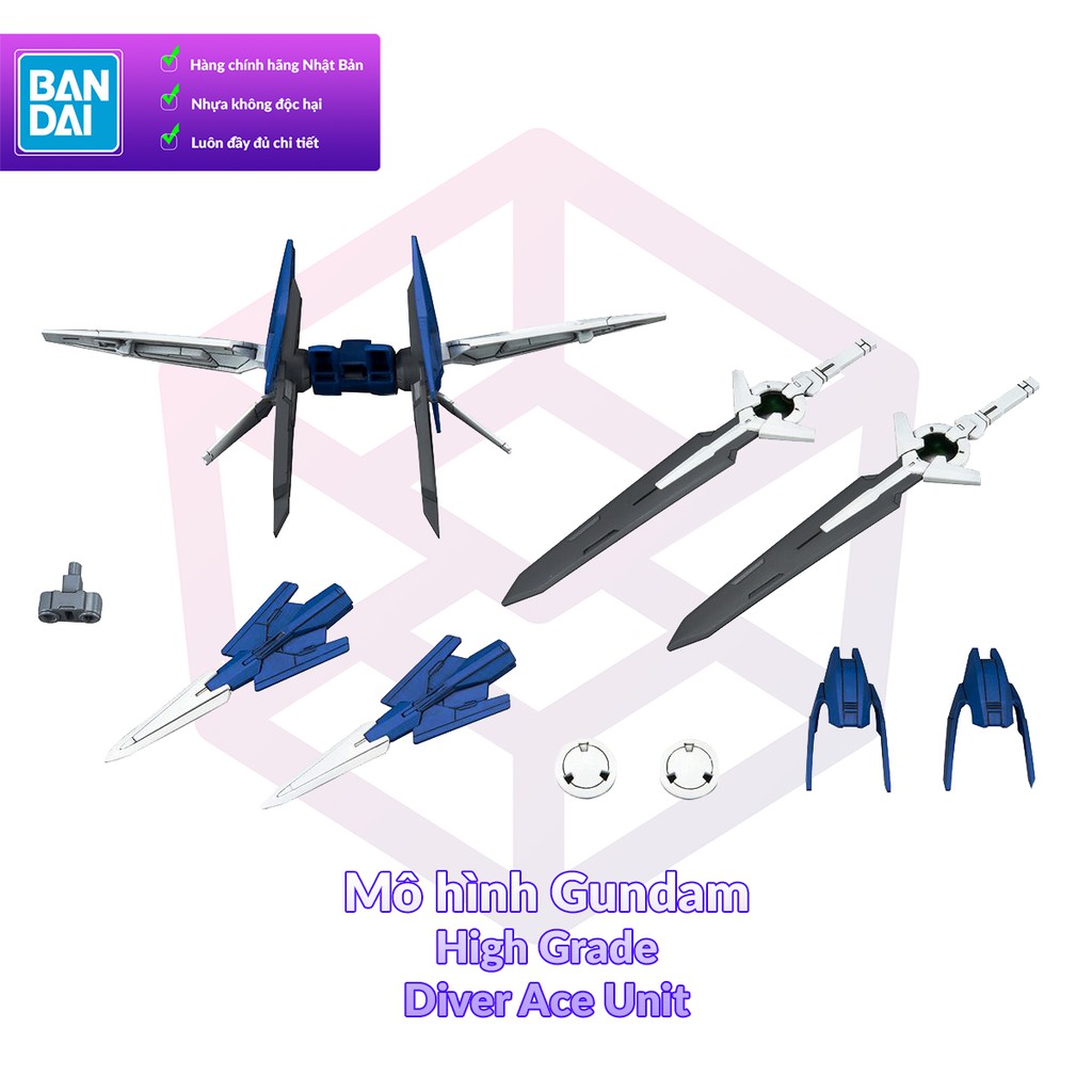 Mô Hình phụ kiện Gundam Bandai HG 036 Diver Ace Unit 1/144 Build Divers ...