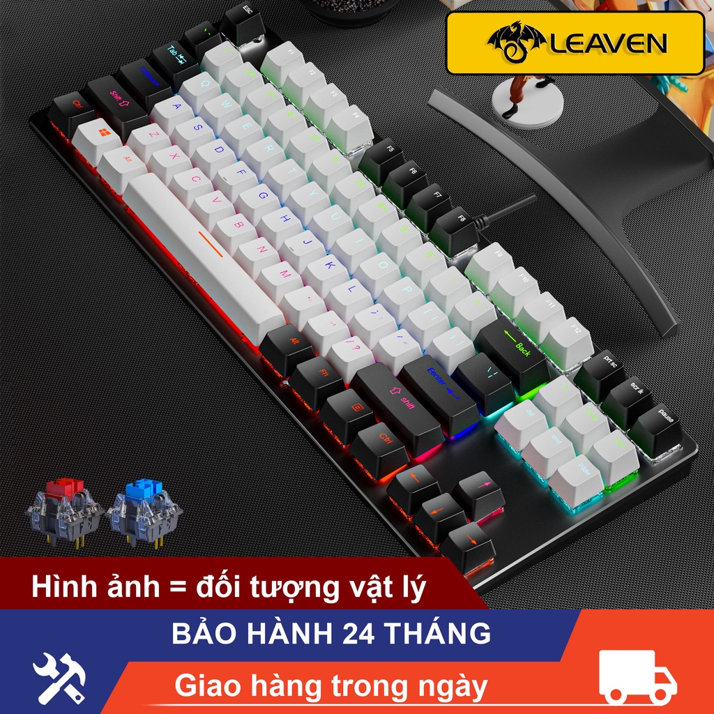 Mua Bàn phím cơ LEAVEN K550 PRO LED RGB Gaming Giao hàng trong vòng 24 ...