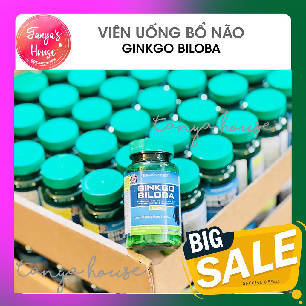 VIÊN UỐNG BỔ NÃO GINKGO BILOMA ( 120V) | Shopee Việt Nam