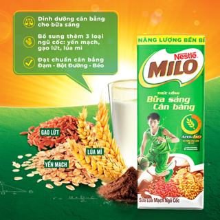 [Mã GRO1MILO1 giảm 10% đơn 150K] [Tặng bình nước Milo] Combo 3 lốc sữa ...