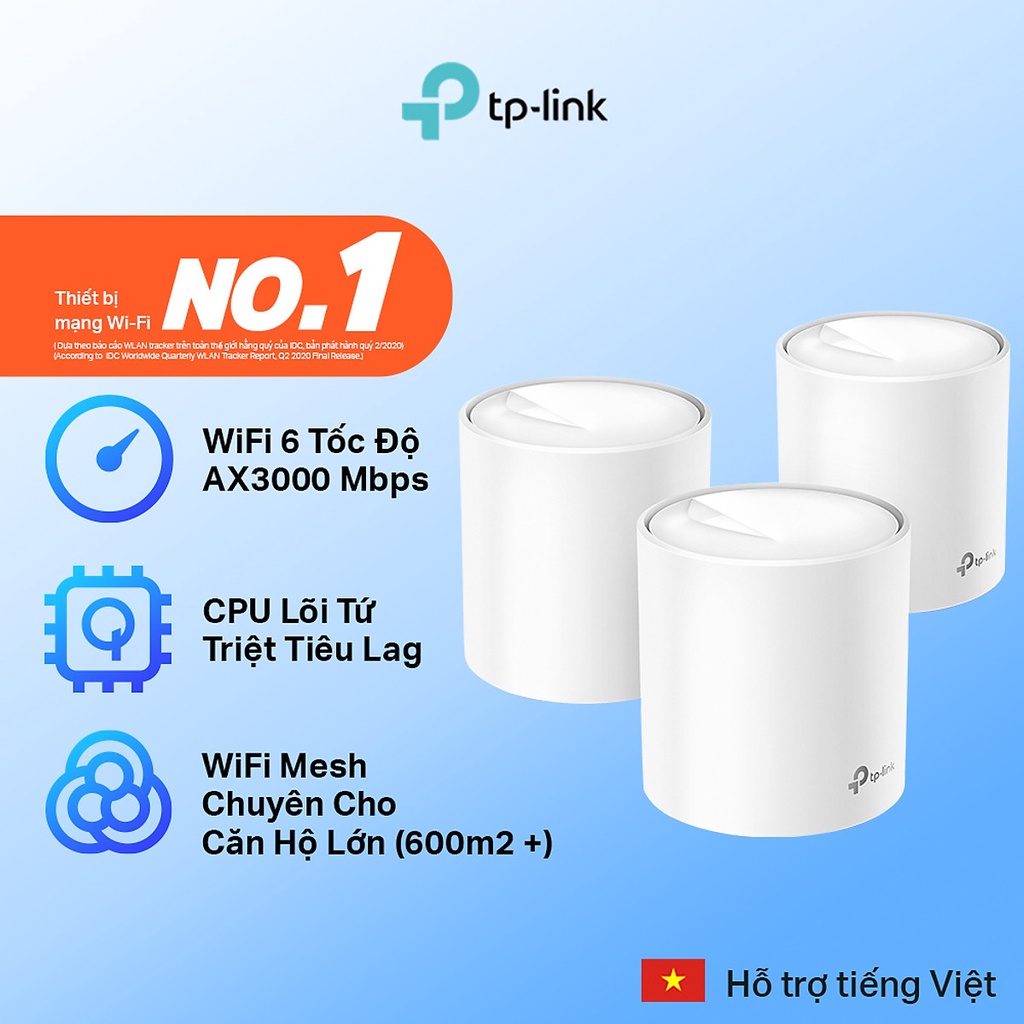 Mua Bộ Phát Wifi Mesh TP-Link Deco X60 (3-pack) Wifi 6 AX3000 giá rẻ ...