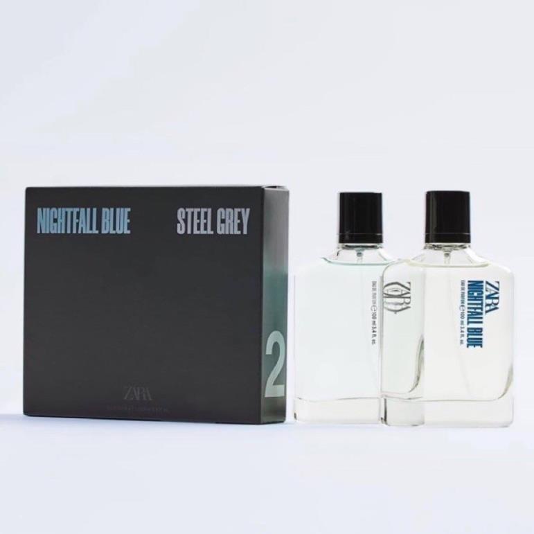 Mua (Auth) Nước hoa nam Zara NIGHTFALL BLUE va STEEL GREY 100ml EDP giá ...