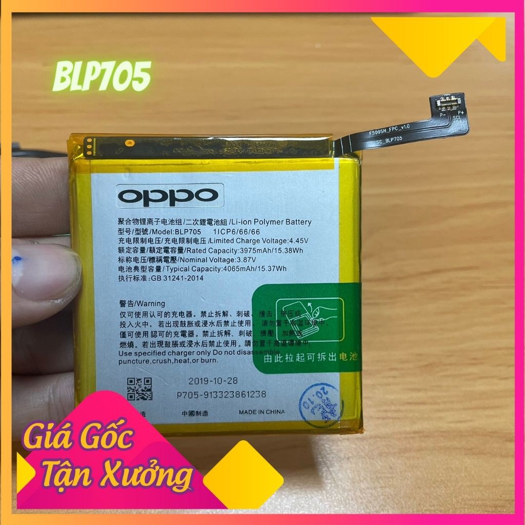 Pin Oppo BLP705 Dung Lượng 4065mAh Zin Hàng Nhập Khẩu Bảo Hành 6 Tháng ...