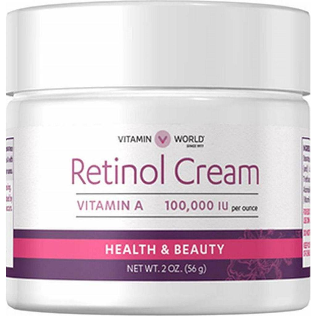 KEM DƯỠNG DA RETINOL CREAM VITAMIN A CỦA VITAMIN WORLD 100,000 IU, 56g ...