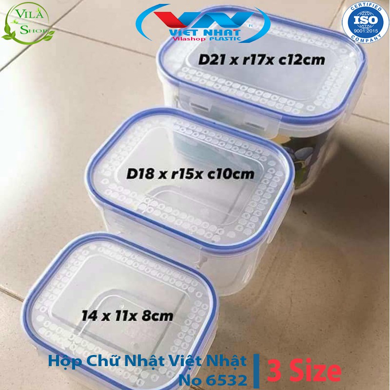 Mua Hộp Đựng Thực Phẩm, Hộp Nhựa Chữ Nhật Bảo Quản Đồ Tươi Việt Nhật No 6532 - Để Tủ Lạnh Giữ ...