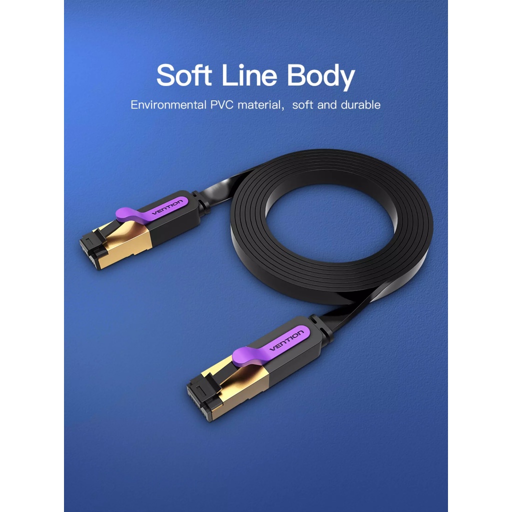 Mua Vention dây cáp mạng LAN Ethernet Cat7 loại dẹp có bọc chống nhiễu ...