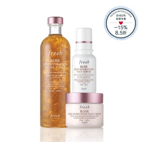[CÓ TÁCH LẺ] Set dưỡng da Fresh Rose Toner + Rose Serum + Rose Cream ...