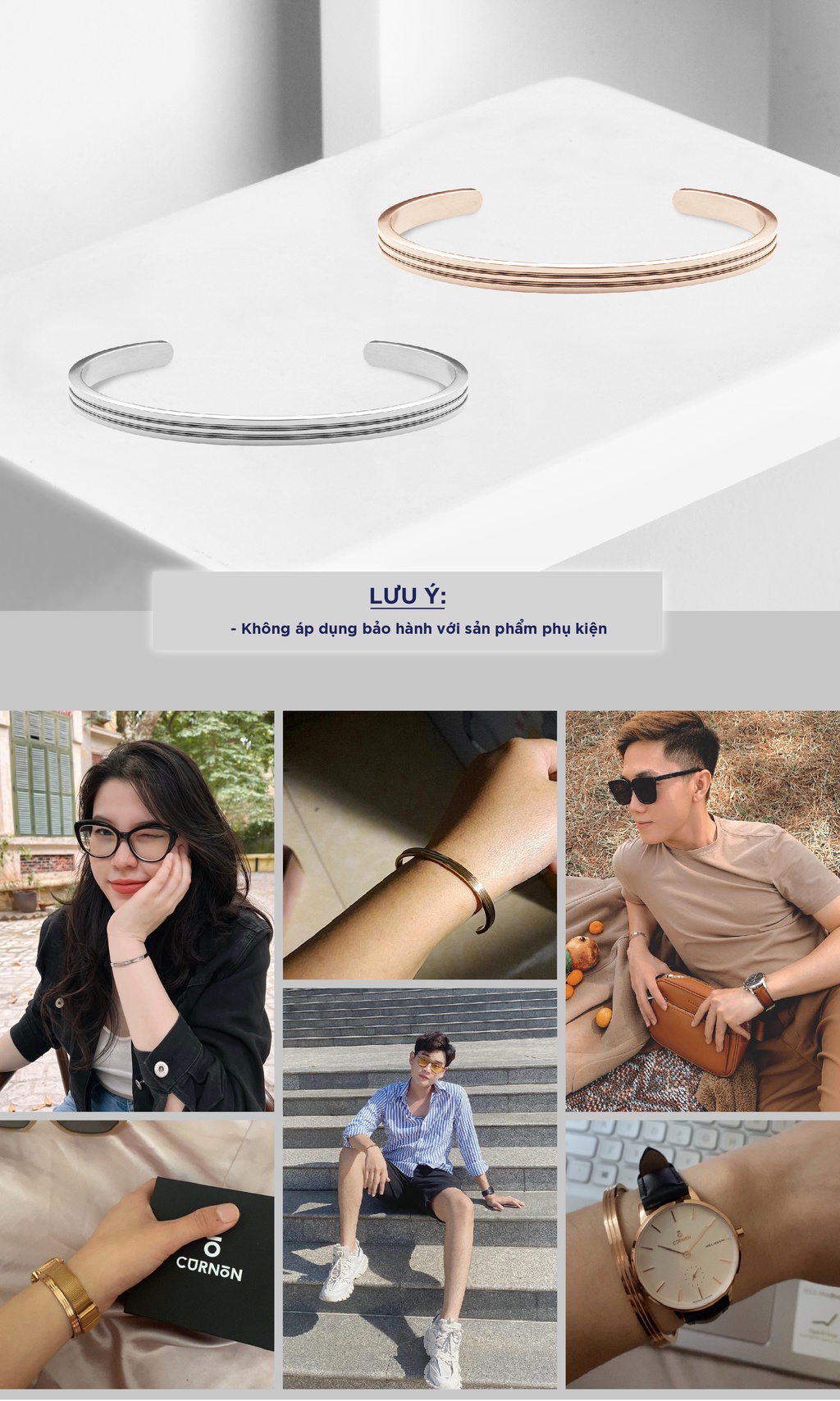 Vòng Tay Nữ Curnon Cleo Cuff - Trang Sức Phụ Kiện Đeo Tay Thời Trang, Thiết Kế Basic Kèm Các ...