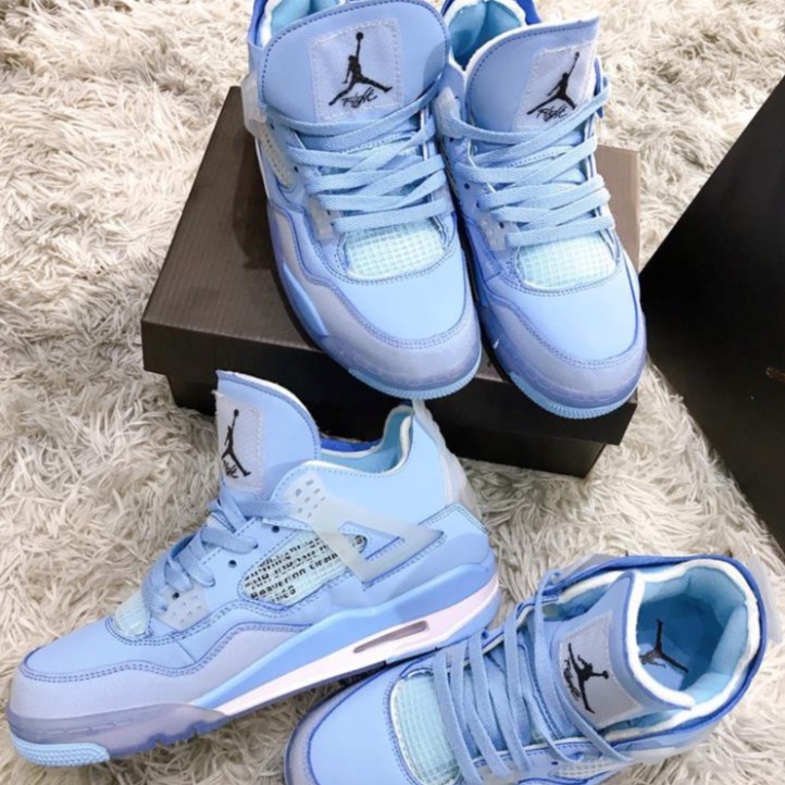 Mua Giày thể thao Jordan 4 xanh dương, Giày JD4 blue phối đồ nam nữ cực ...