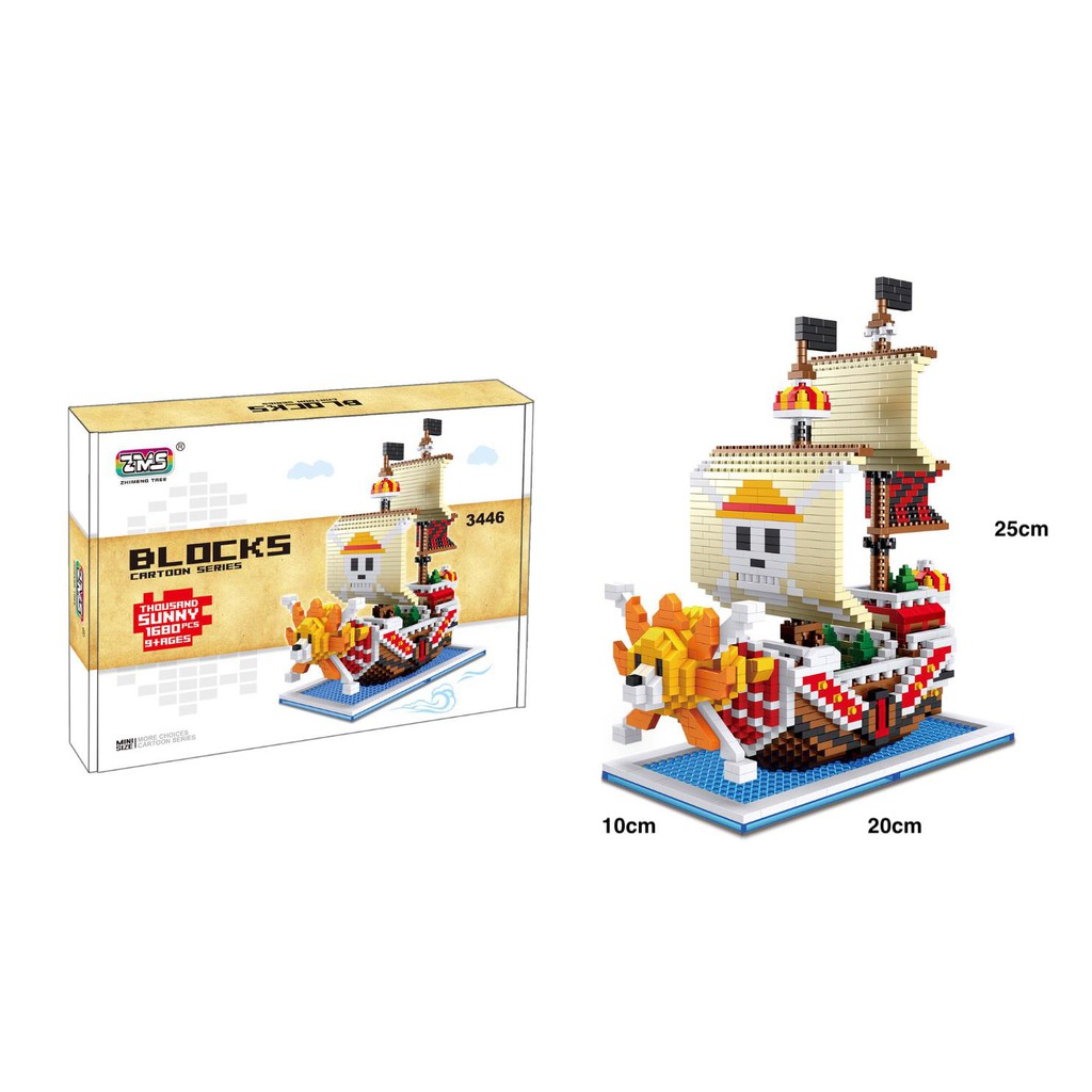 [Mã TOYJAN hoàn 20K xu đơn 50K] Bộ lắp ráp Lego Thuyền Thousand Sunny ...