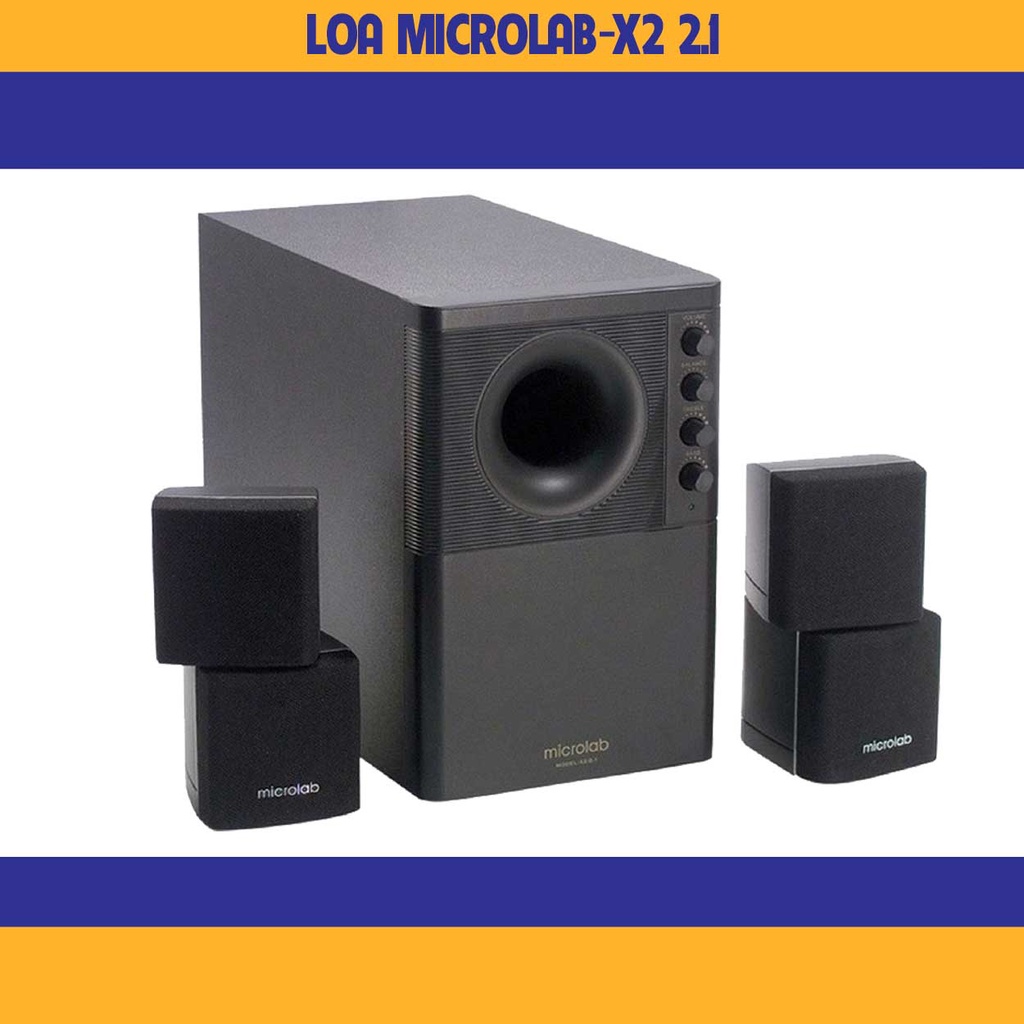 Loa Microlab X2 - 2.1 | Shopee Việt Nam