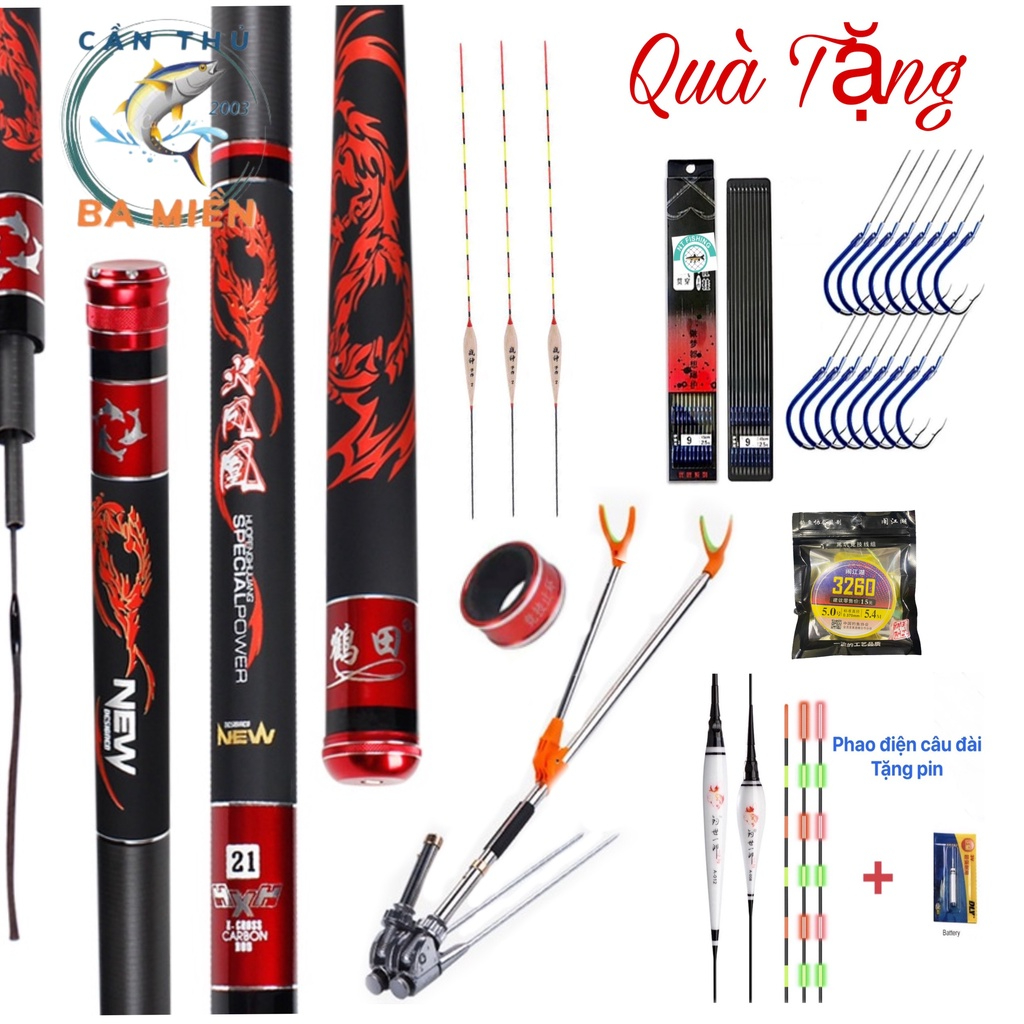 Mua Cần câu tay Xích Long 6H tặng bộ phụ kiện săn hàng V3 Đồ Câu Việt ...