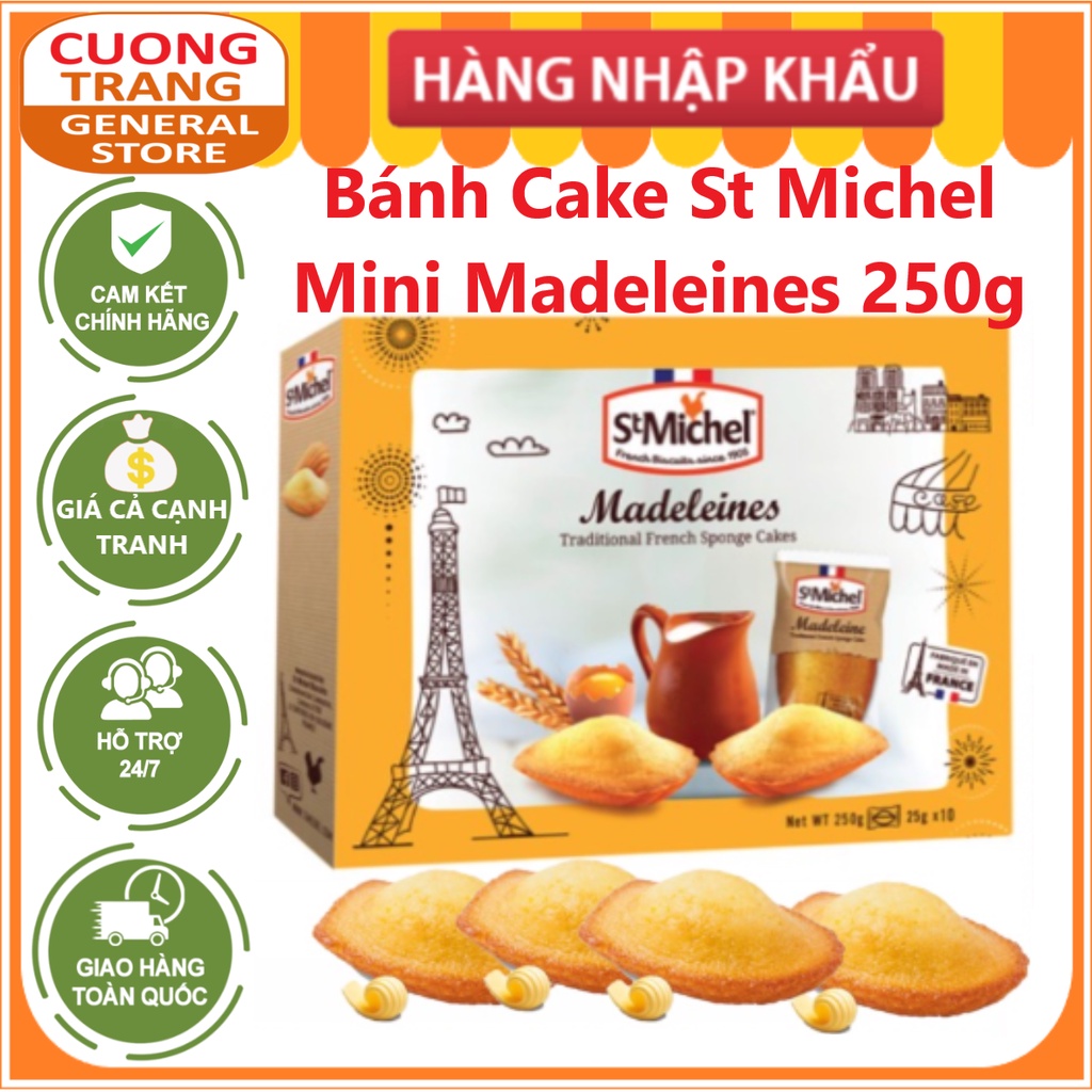 Hộp bánh cake st michel mini madeleines 250g | Shopee Việt Nam