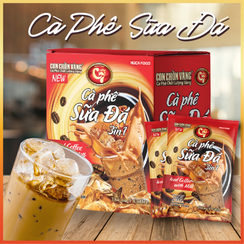 Cà Phê Sữa Đá Hòa Tan 3in1 Con Chồn Vàng C7 Hộp 10Gói x 25gr - Huca ...