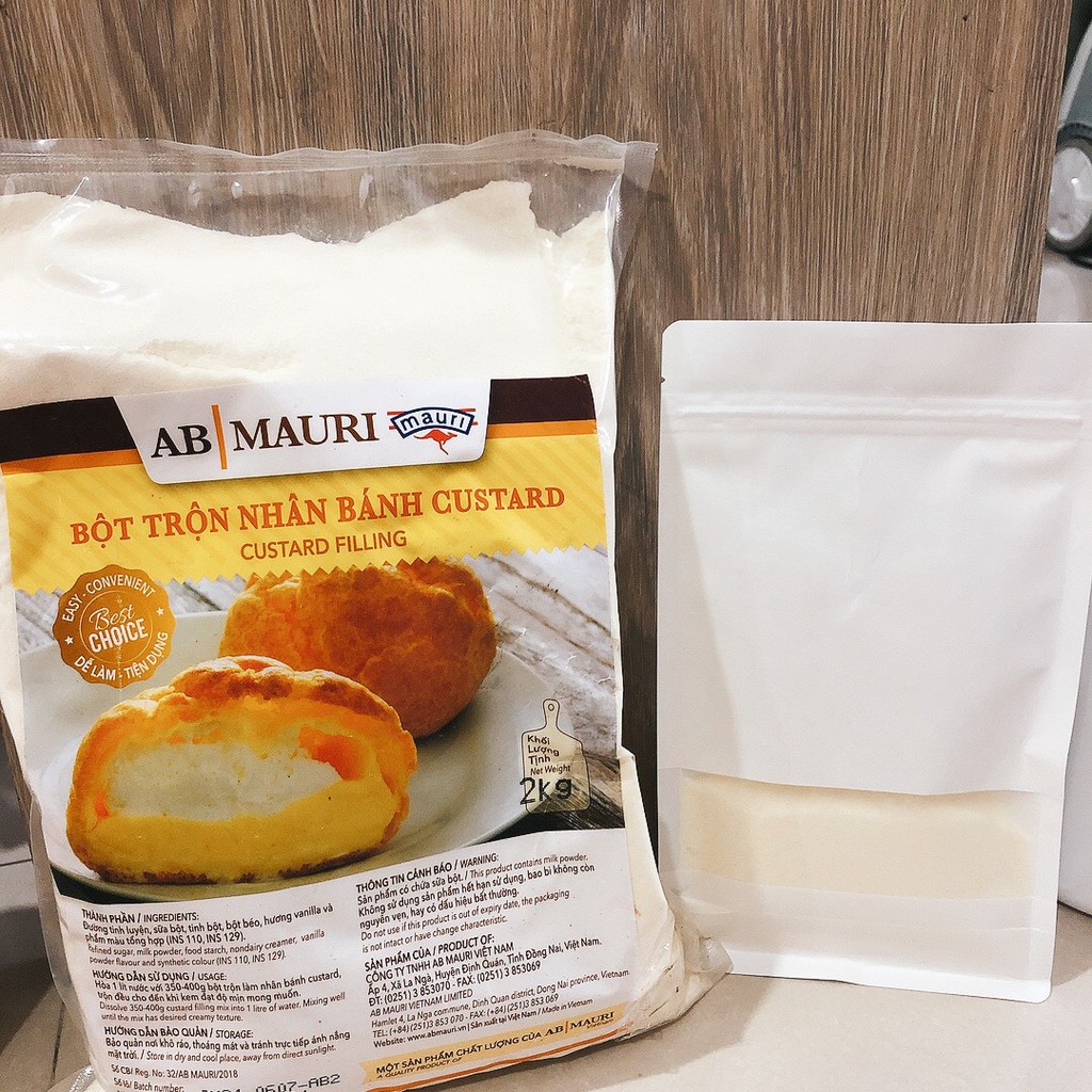 Nhân su kem trộn sẵn Custard Mauri 250g | Shopee Việt Nam