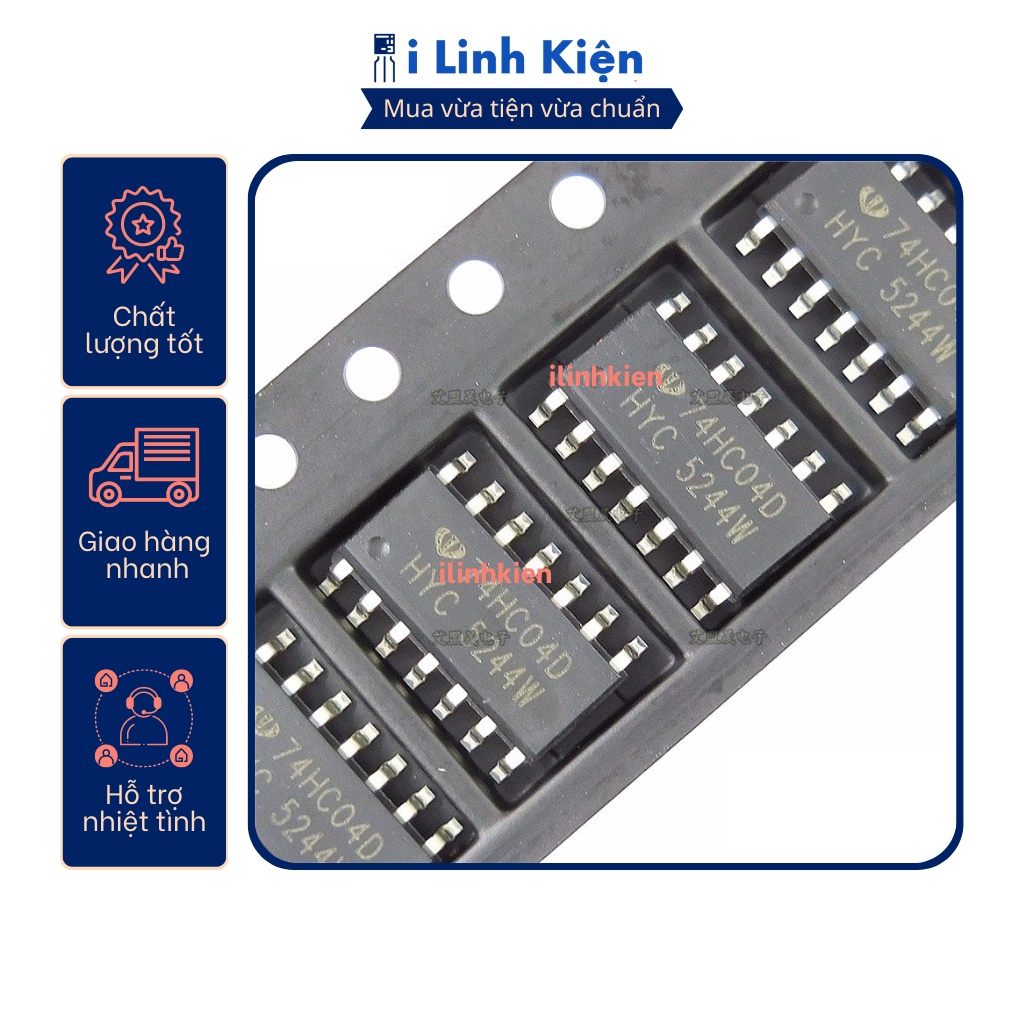 Ic chức năng 74HC04D SOP-14 chính hãng NXP chất lượng | Shopee Việt Nam