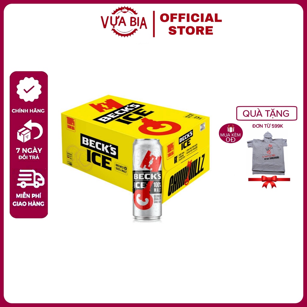 Mua BIA BECK ICE THÙNG 24 LON 330ML giá rẻ nhất | TecKi.Vn