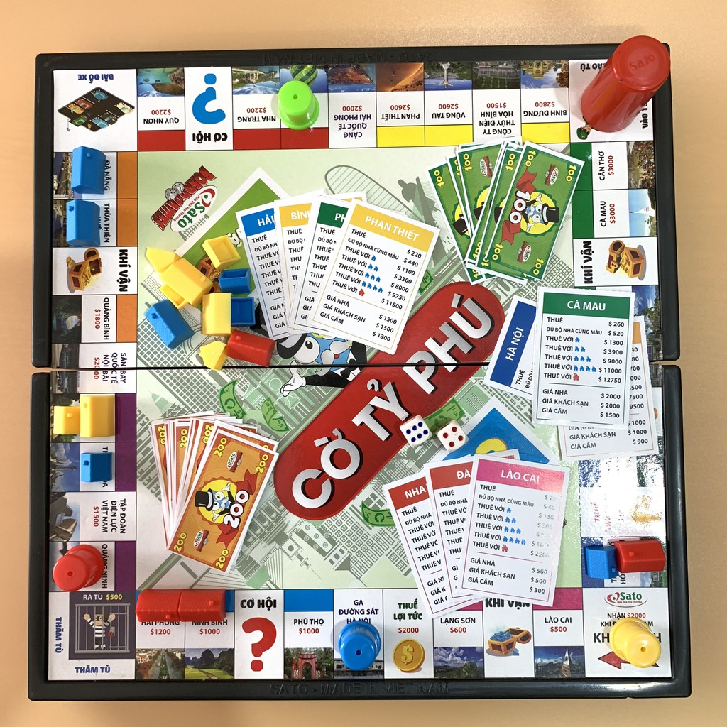 Mua Hộp Cờ Tỷ Phú Trí Tuệ Phiên Bản Các Địa Danh Việt Nam,Board Game ...