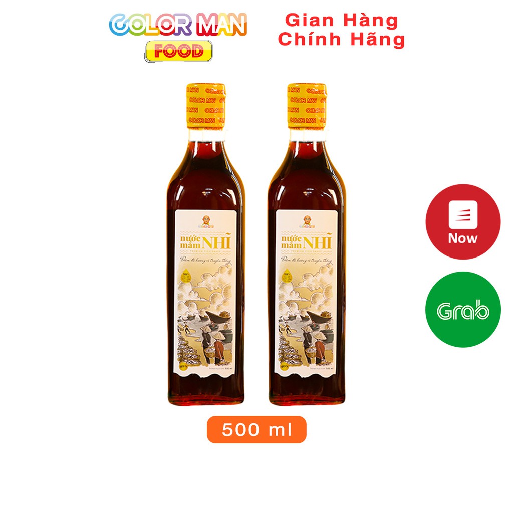 Mua Nước Mắm Nhĩ 40 Độ Đạm Color Man Chai Thủy Tinh 500ml từ 100% cá ...