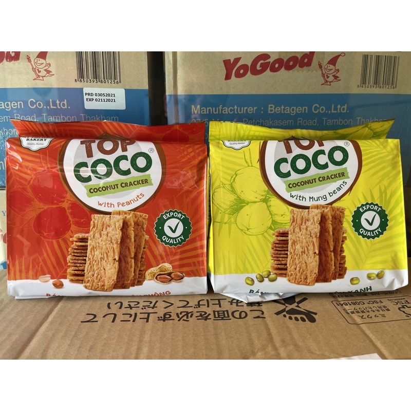 Bánh dừa nướng Top Coco hàng xuất khẩu 170g | Shopee Việt Nam