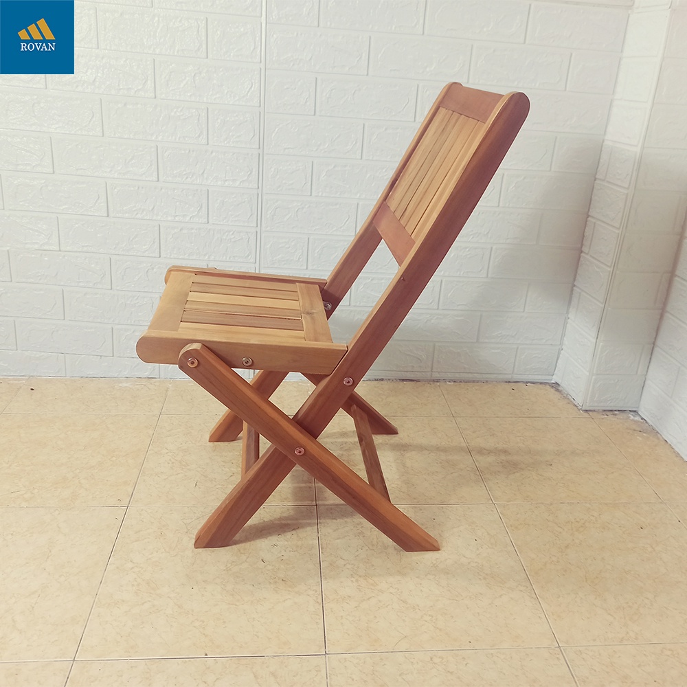 Ghế gỗ mini xếp gọn Rovan ngồi cafe, trà chanh vỉa hè | Shopee Việt Nam