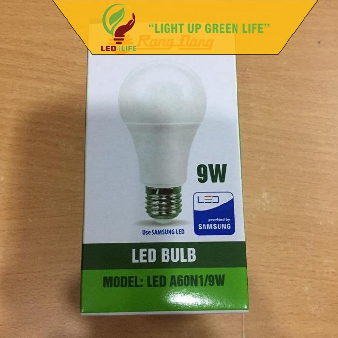 Bóng Đèn LED Bulb Rạng Đông 9W - LED A60N1/9W E27 - Ánh Sáng Trắng/Vàng ...